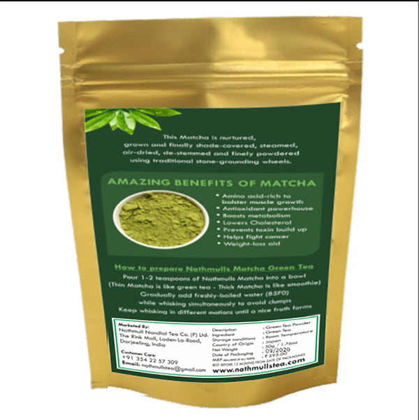 Matcha Green Tea Powder – Nathmull Nandlal Tea Company Private Limited